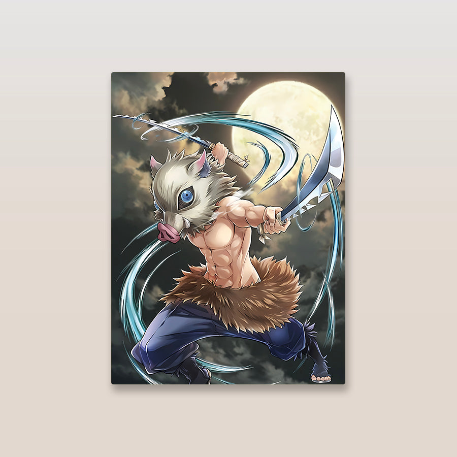 Inosuke Demon Slayer Metal Poster – Metal Pop