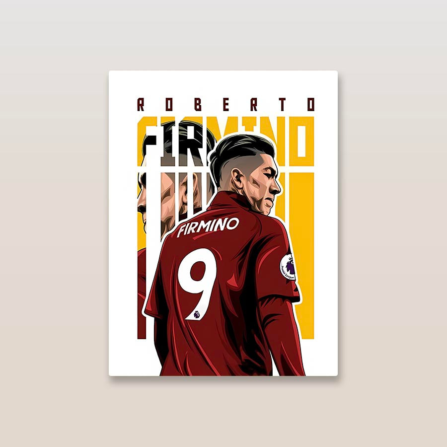 Roberto Firmino Liverpool Poster – Metal Pop