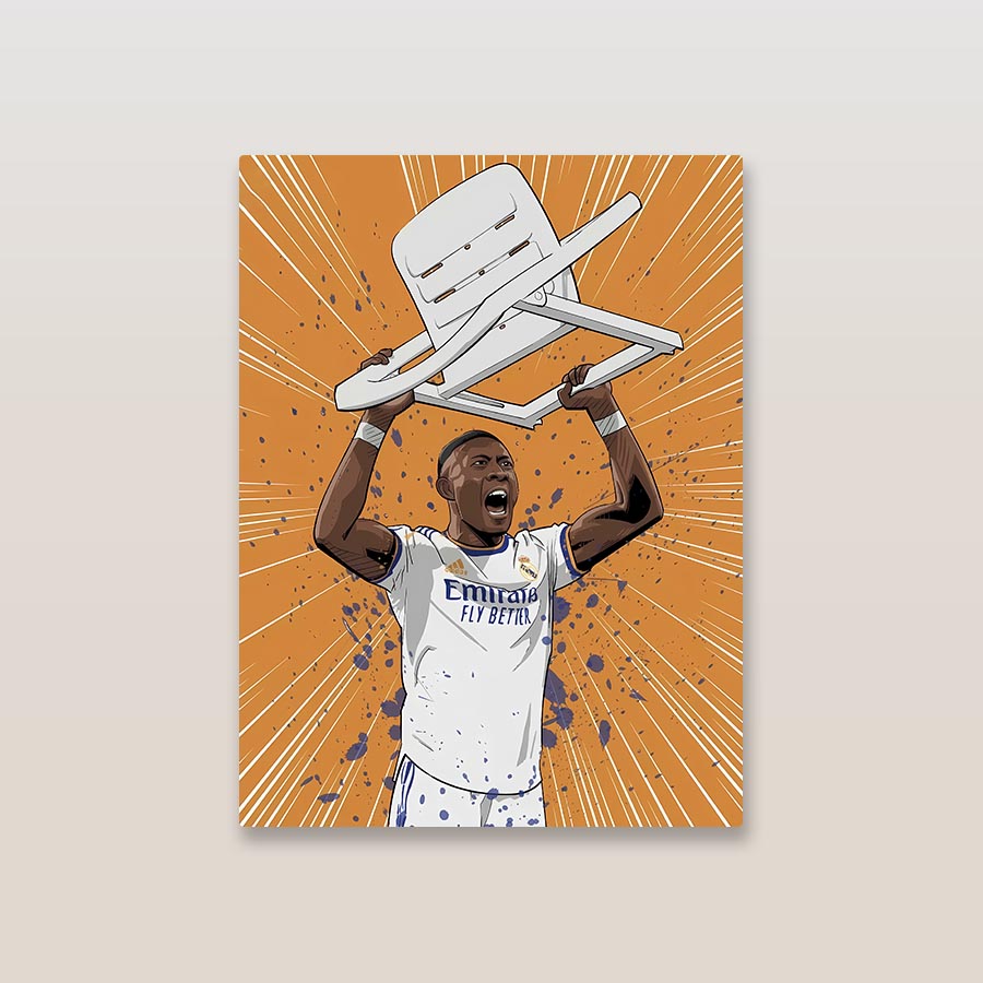 David Alaba Real Madrid Poster – Metal Pop
