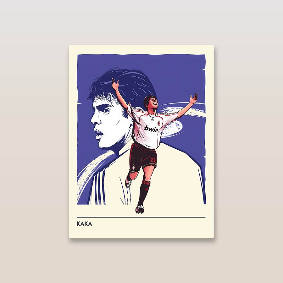 Kaka Minimal Poster – Metal Pop