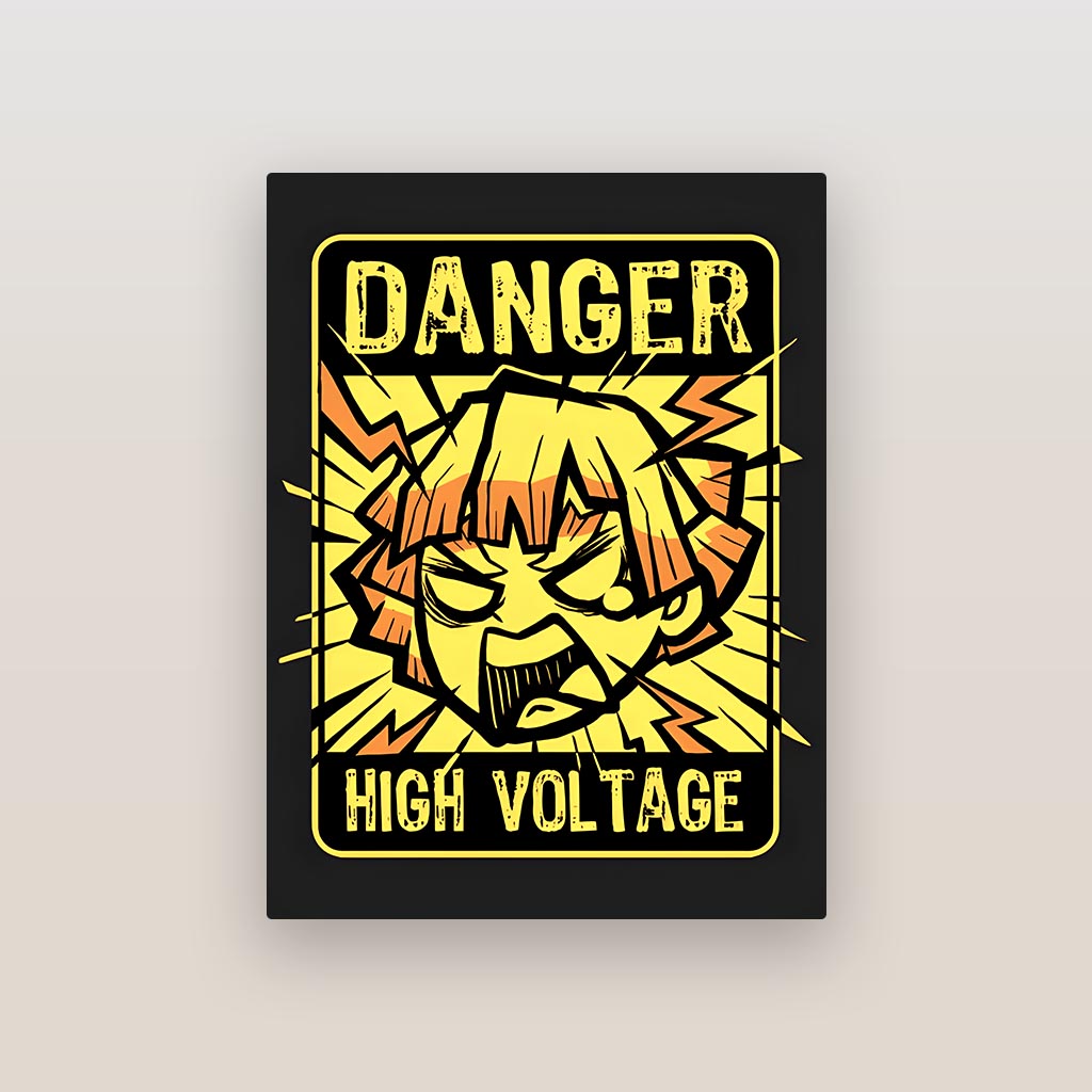 High Voltage Poster – Metal Pop