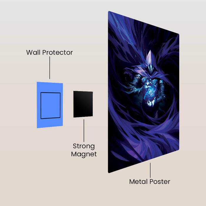 Omen Valorant Metal Poster