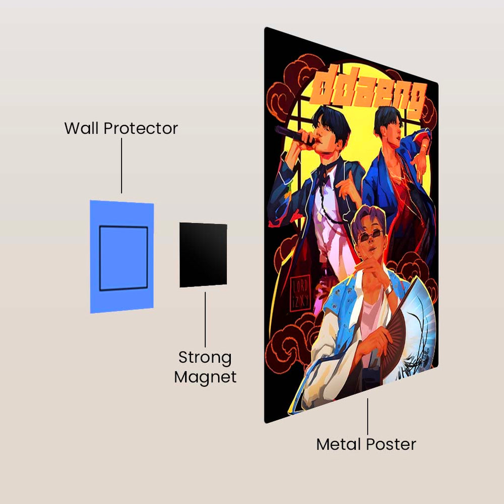 Mounting a Metal Poster.